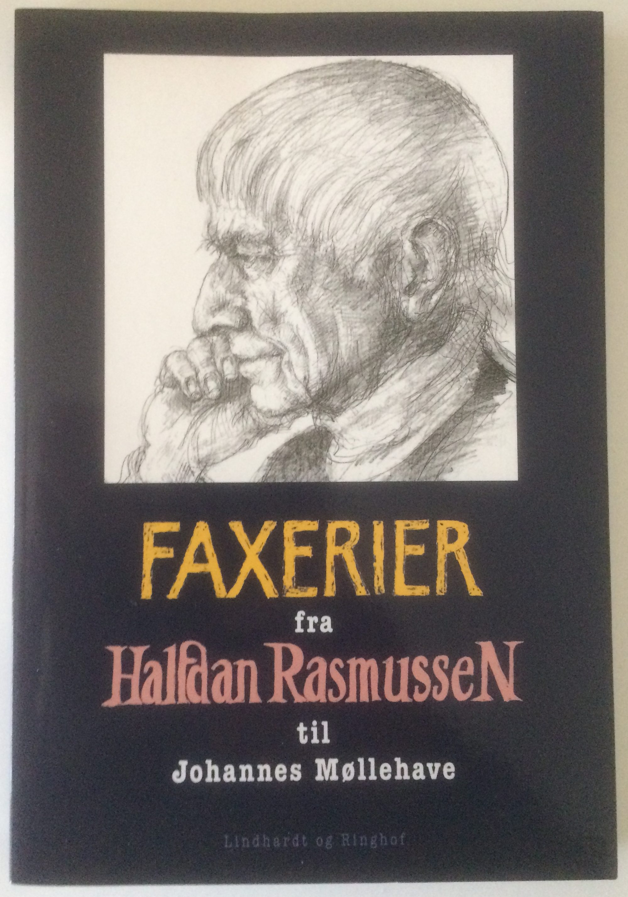 Faxerier fra Halfdan Rasmussen til Johannes Møllehave ved Halfdan ...